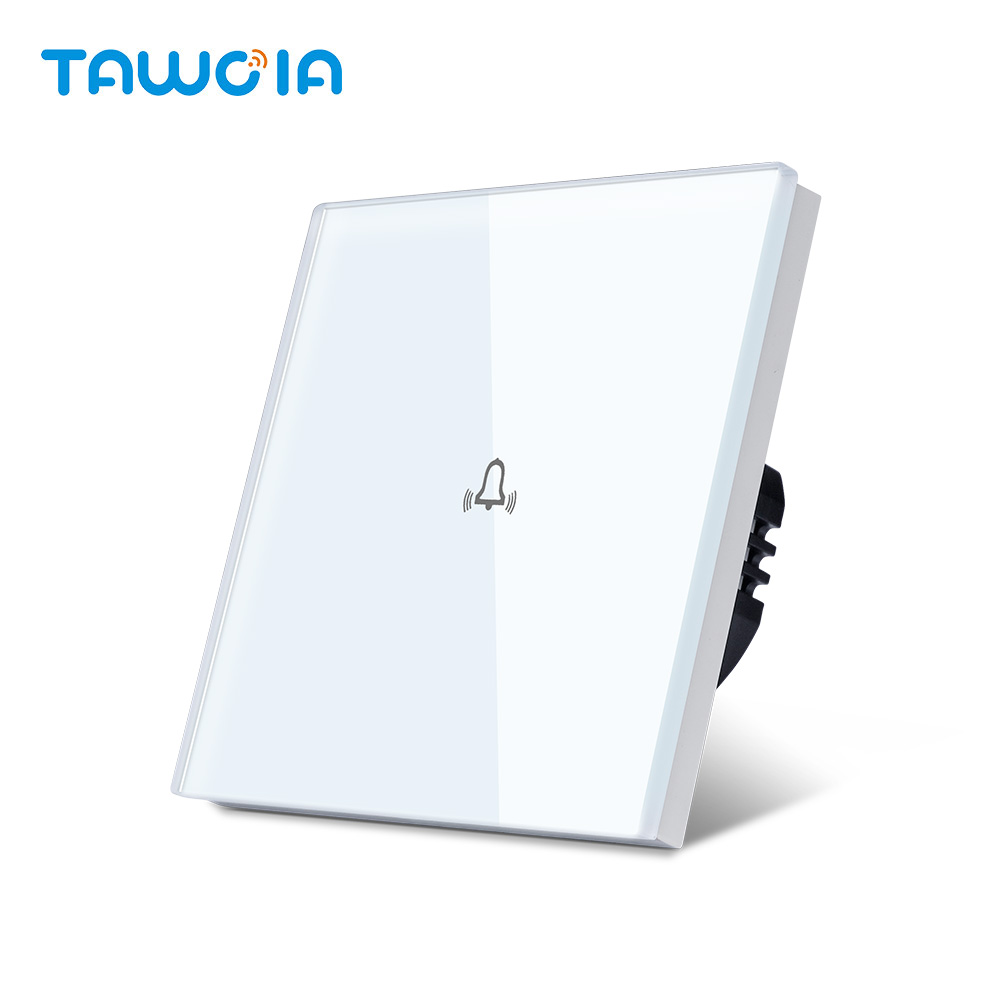 Tawoia Touch Doorbell No Neutral Line Required 1 gang 1 way normal ...