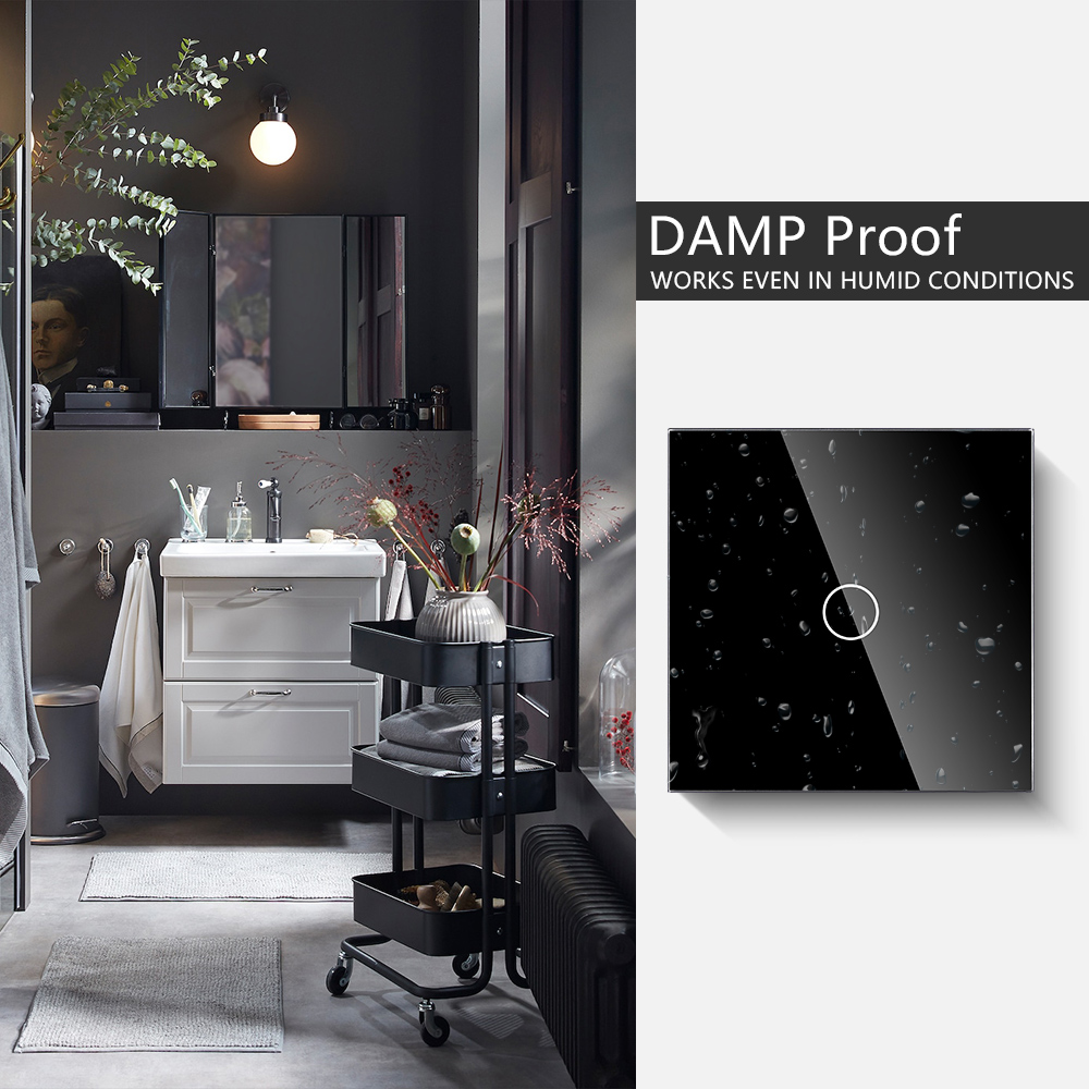 1 Gang 1 Way Normal Touch Switches 86*86mm - Smart Switch Factory & Company