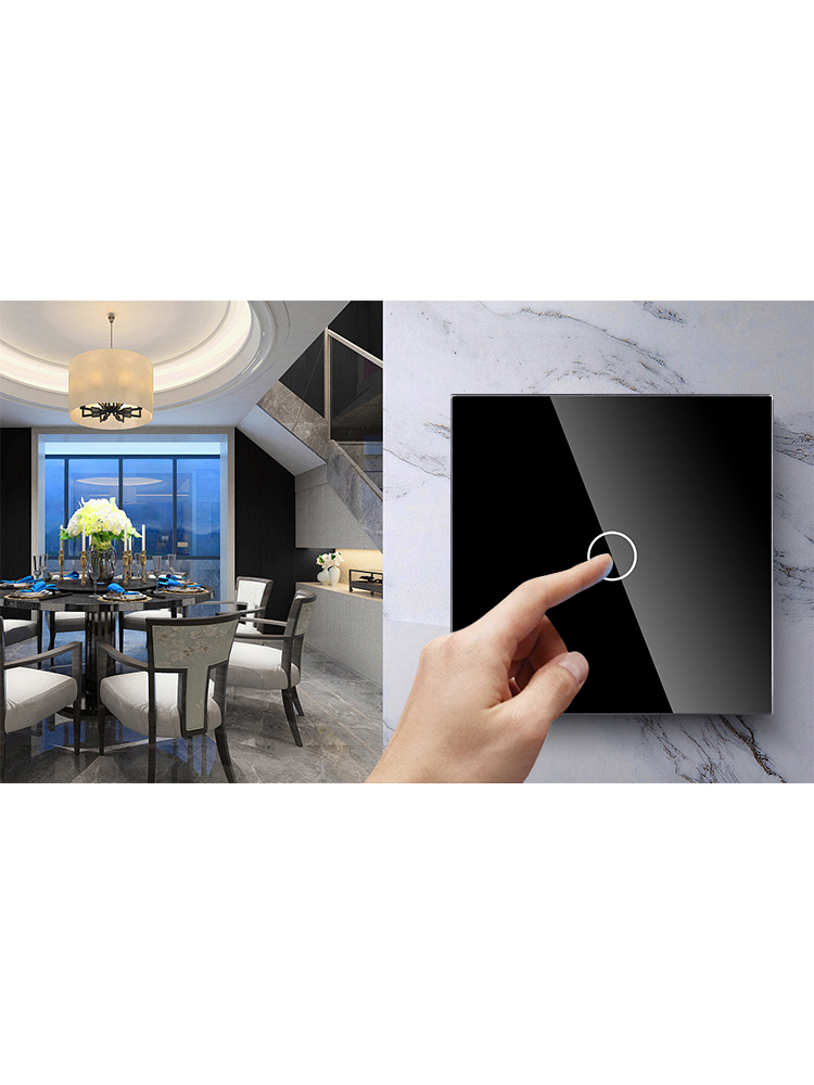 1 Gang 1 Way Normal Touch Switches 86*86mm - Smart Switch Factory & Company